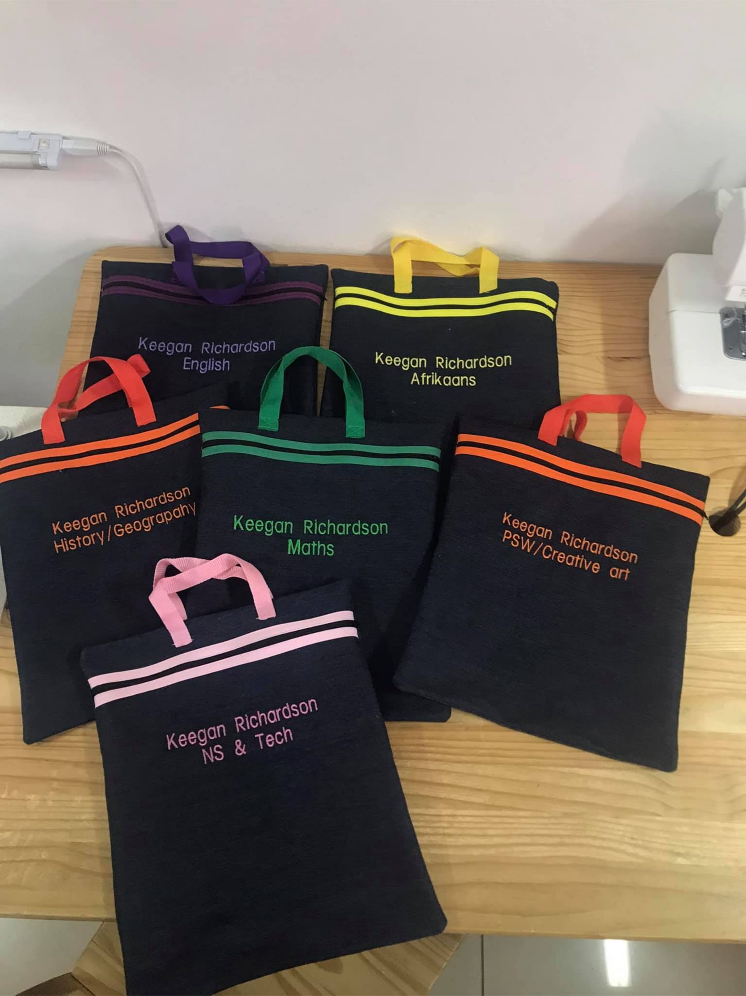 Subject bags with handles – Made By Juanita